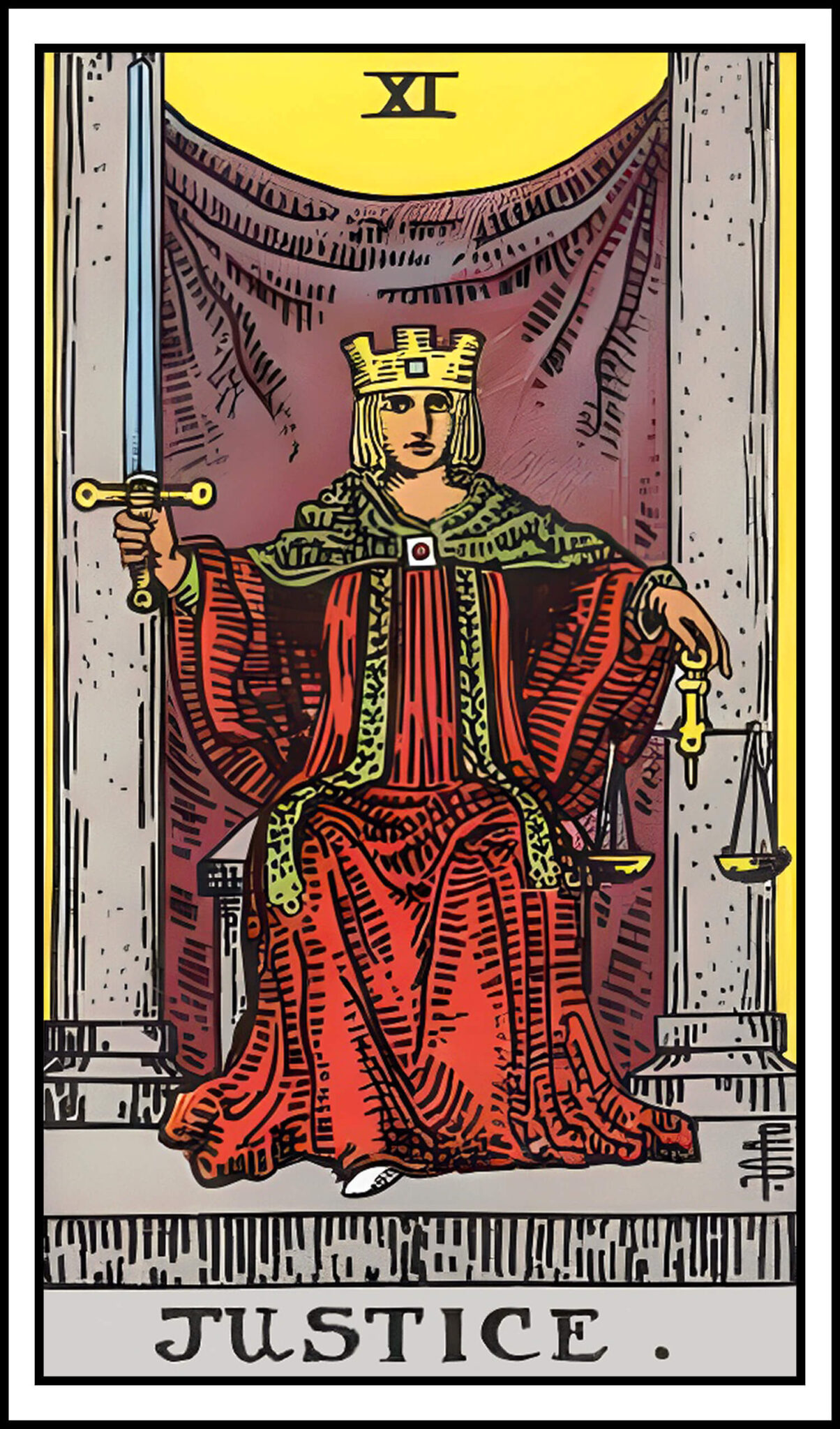 The Justice Tarot Card Meaning: Fairness and Balance