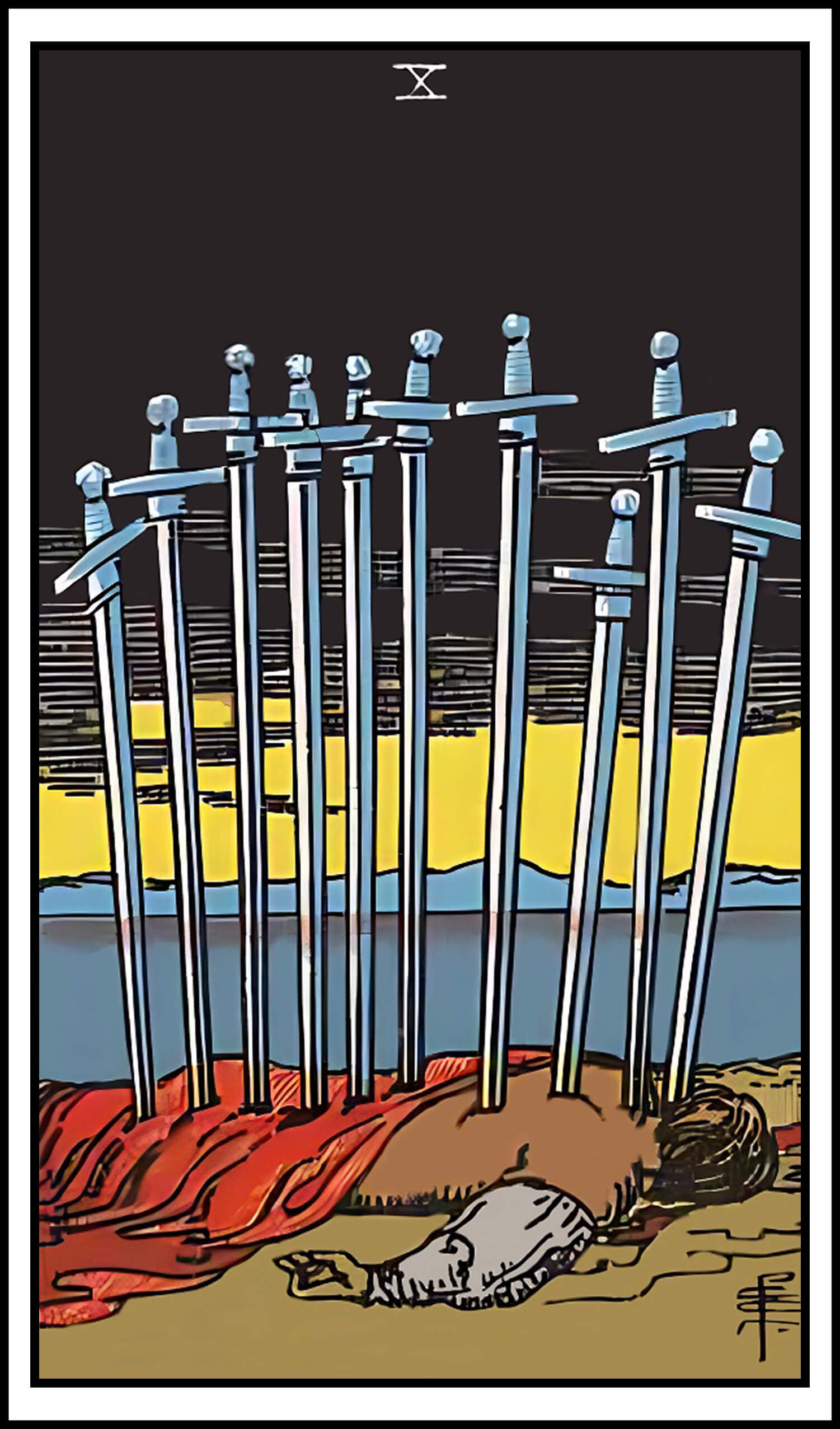 Ten of Swords Tarot Card Meaning: Endings and Renewal