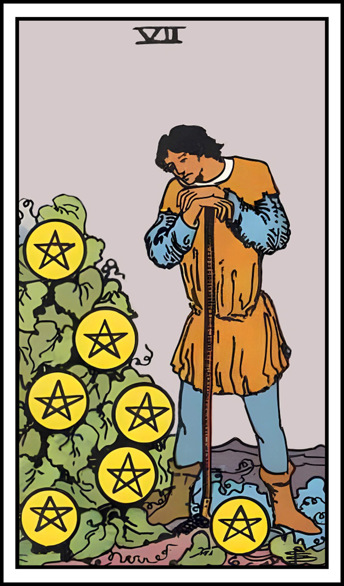 Seven of Pentacles Tarot Card Meaning: Patience and Progress
