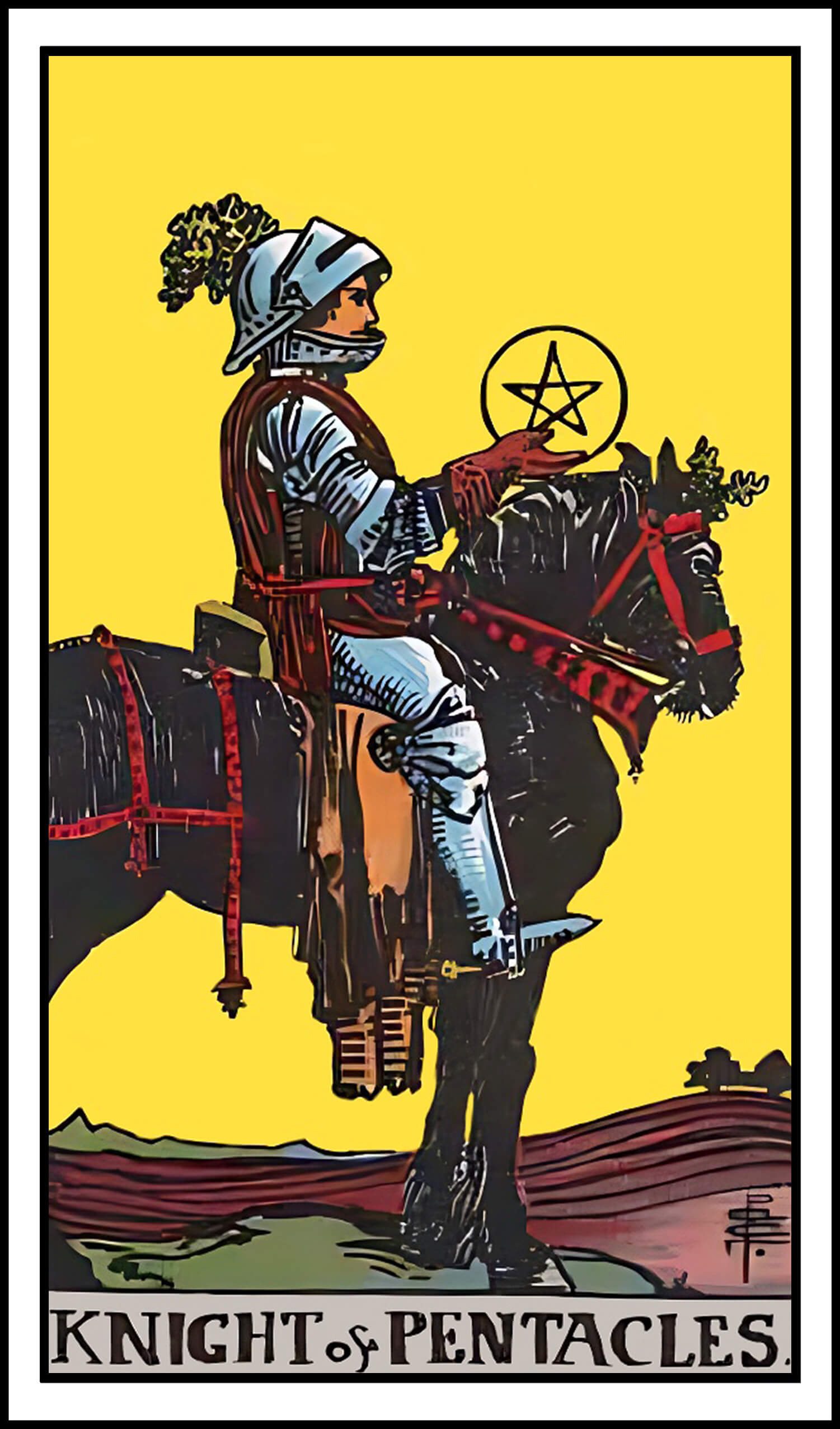 Knight of Pentacles Tarot Card Meaning: Diligence and Hard Work
